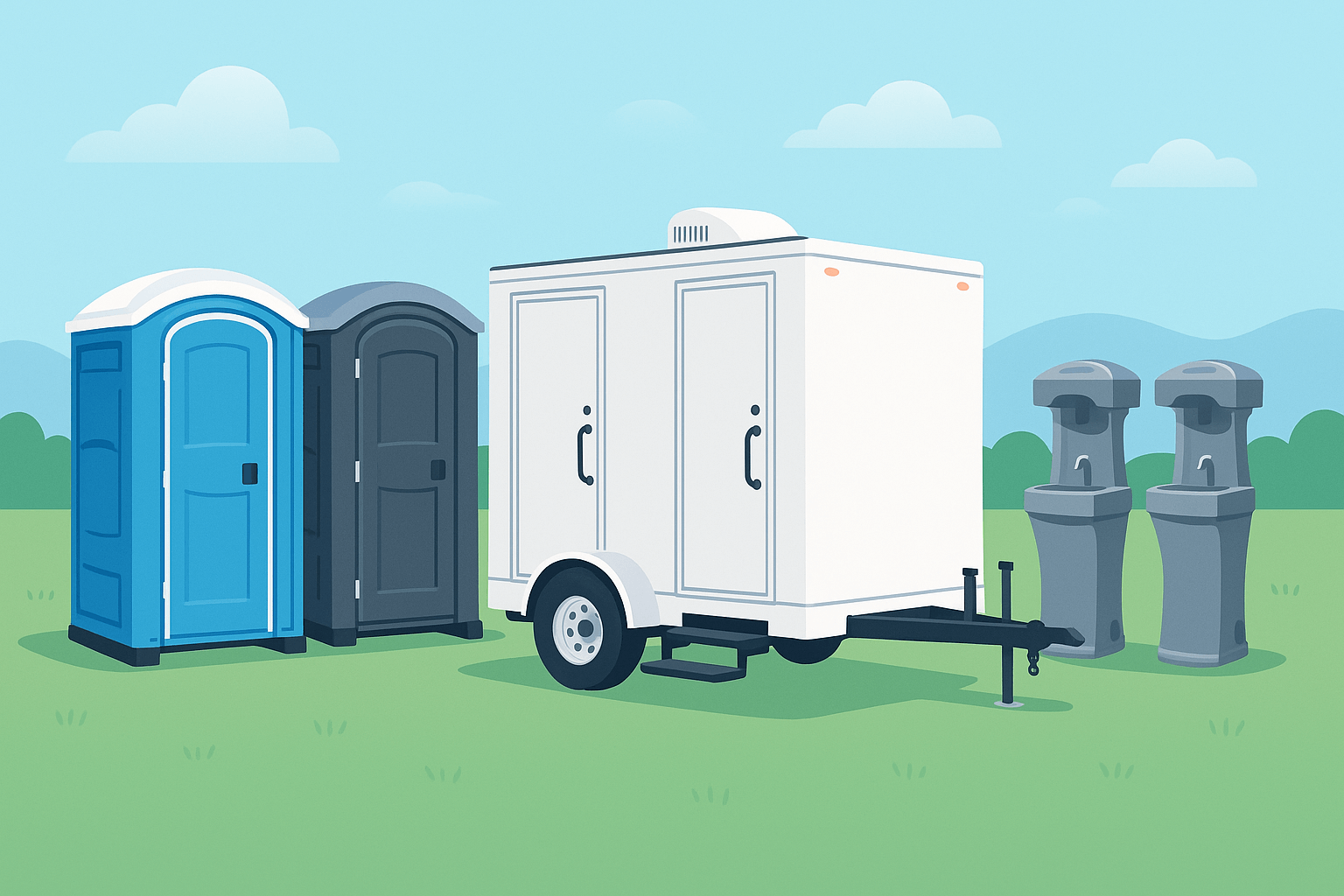 Porta Potty & Portable Restrooms Rental | Same Day Potty | Same Day Potty
